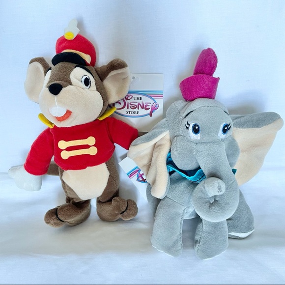 Disney | Toys | Disney Dumbo And Timothy Mouse Plush | Poshmark